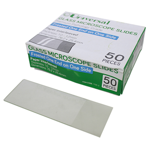 Universal Microscope Plain Slide, Non-Interleaved, 1.0-1.2mm Thickness ...