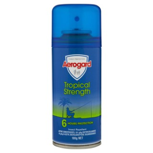 Aerogard Tropical Strength Spray, Insect Repellent, 100g, Each Each ...