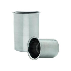 Beaker, 2000ml, With Spout, Stainless Steel, 180mm High x 1200mm Diame ...