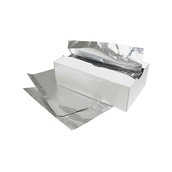Confoil Foil Sheets Pop-Up, 30 x 27.3cm, Heavy Duty, Silver, 500 Sheet ...