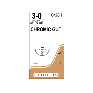 Johnsons and Johnsons Ethicon Surgical Chromic Gut Sutures, Undyed, 70 ...