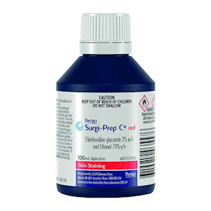 Perrigo Surgi-Prep® C+ Sanitiser, Hand Rub, Chlorhexidine Gluconate 2p ...