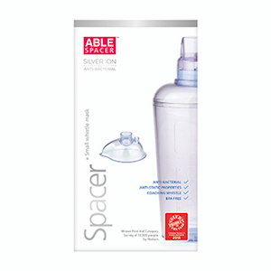 Able Spacer & Small Whistle Mask, Anti-Microbial, Each Each ...