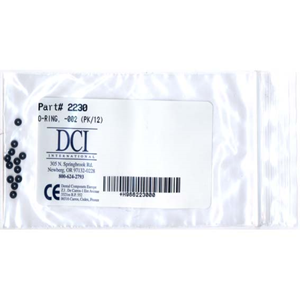 DCI Triplex Syringe 'O' Rings, No 2230, 12/Pack Pack | Livingstone ...