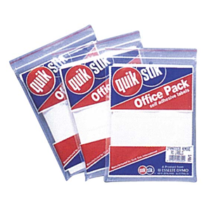 Quik Stik Adhesive Label, Office Pack, MR1349, 900 Labels/Pack Each ...