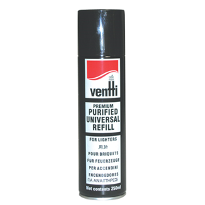 Ventti Premium Universal Butane Gas Refill, 200ml, Each | Livingstone ...