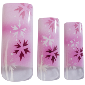 HAWLEY TIPS AIR BRUSHED MISTY PINK WITH AUTUMN LEAVES- 70/PK Pack ...