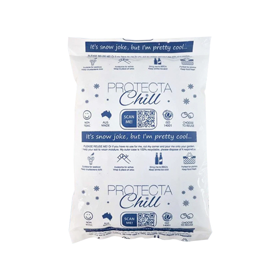 Livingstone Gel Ice Packs with Bubble Wrap, 23 x 15cm, 500 Grams, 20 P ...