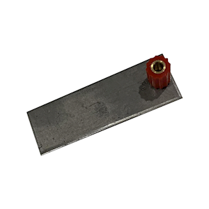 IEC Electrode Iron, 75 x 25 x 3mm, with terminal, Each | Livingstone ...