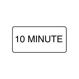 "10 MINUTES" - X-RAY LABEL 500/BOX Box | Livingstone International
