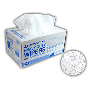 Livingstone Heavy Duty Hand and Bench Wipe, 43 x 35cm, 100 Percent Rec ...