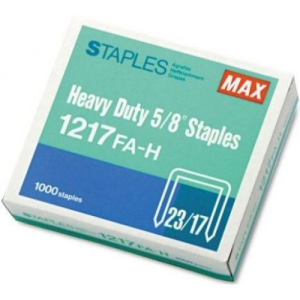 Max Staples, 23/17 110-170 Sheets 1217FA-H, 1000/Box Each | Livingstone ...