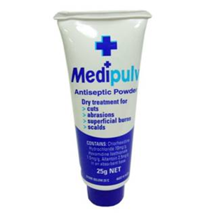Antiseptic Powder for Cuts, Abrasions Burns And Scalds 12.5 Grams Each ...