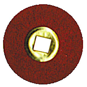Moore's Paper Disc Brass Centre, Adalox Fine, 1/2 Inch, 50/Pack Pack ...