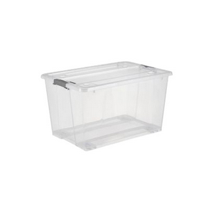 Montgomery Modular Storage Container with Lid and Wheels, 50L, 570(L ...