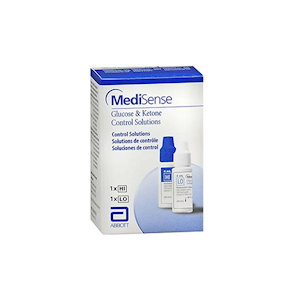 MediSense Glucose and Ketone Control Solutions, Hi/Low, Each ...