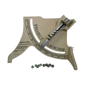 MTA Projectile Launcher with Timber Base, Adjustable angle from 0deg t ...