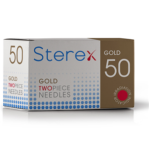 Out of Date, Sterex Gold Electrolysis Needle, 2F, 2-Piece, 50/Box, Ori ...