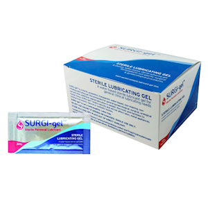 Surgi-Gel Lubricating Gel, 3ml Sachets, Sterile, 144/Box Box ...