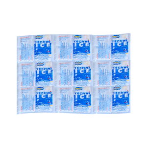 Techniice Reusable Dry Ice Packs, 4-Ply, 25 x 40cm, 1 Sheet, 24 Indivi ...