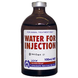 Water Inj 100ml animal use only Each | Livingstone International