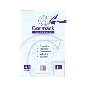 GRAPH PAD C101Y GORMACK A4 EACH Each | Livingstone International